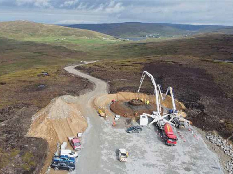 Viking Energy Wind Farm, Shetland Islands, UK