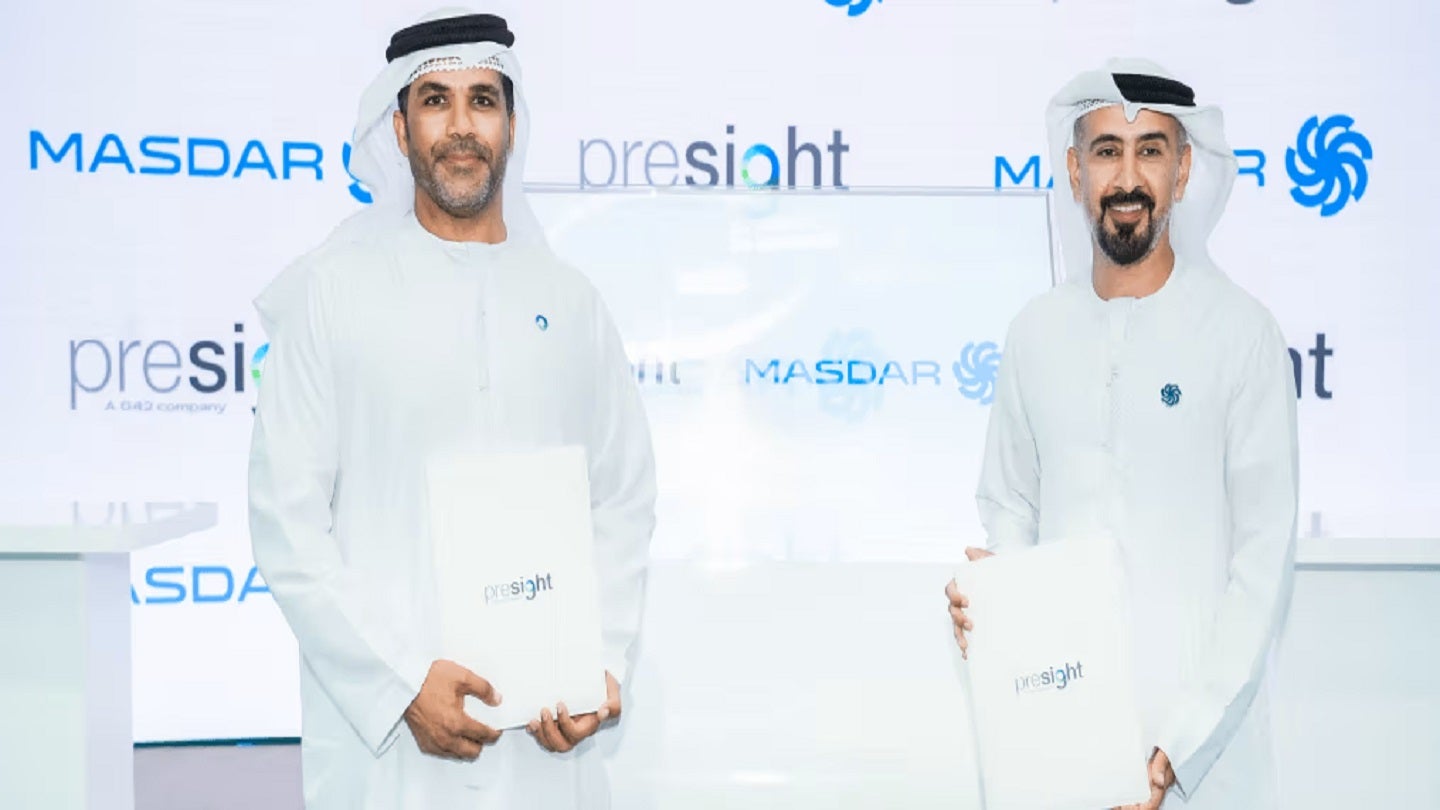 Masdar and Presight to launch AI global asset management tool