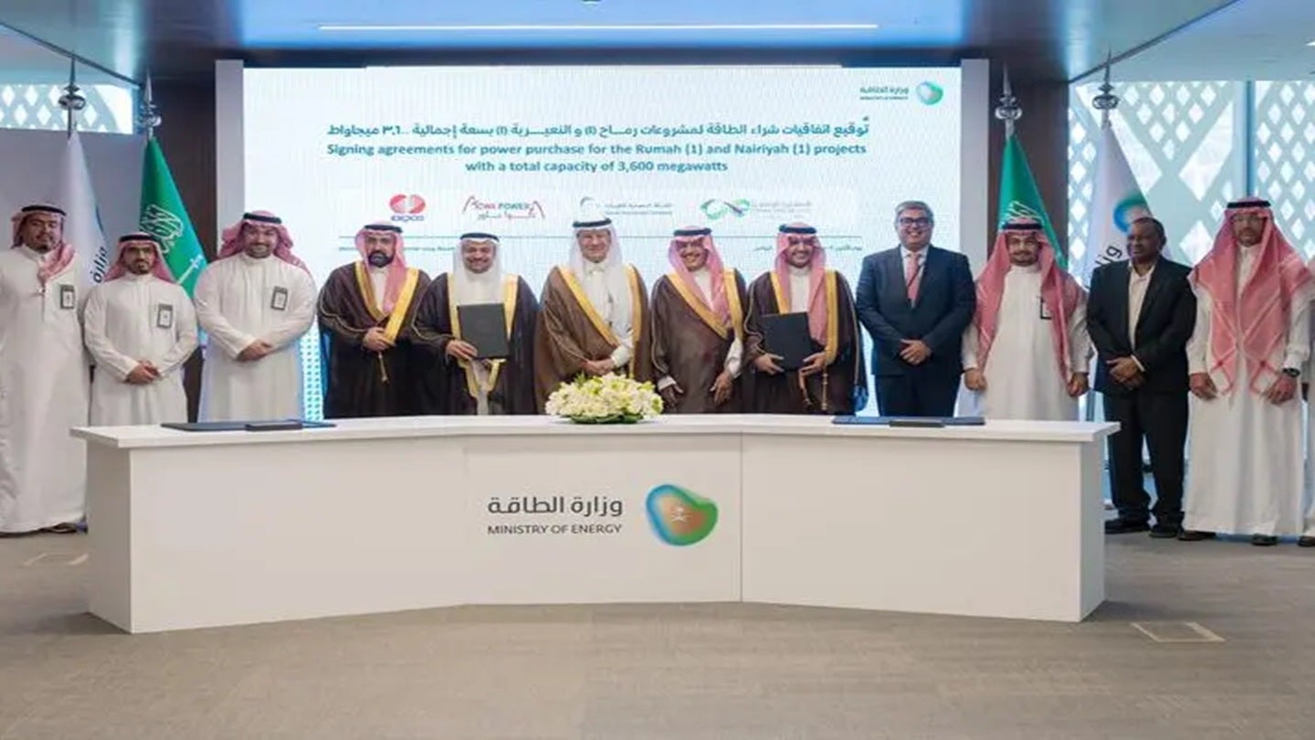 SPPC signs PPAs for 9.2GW Saudi projects