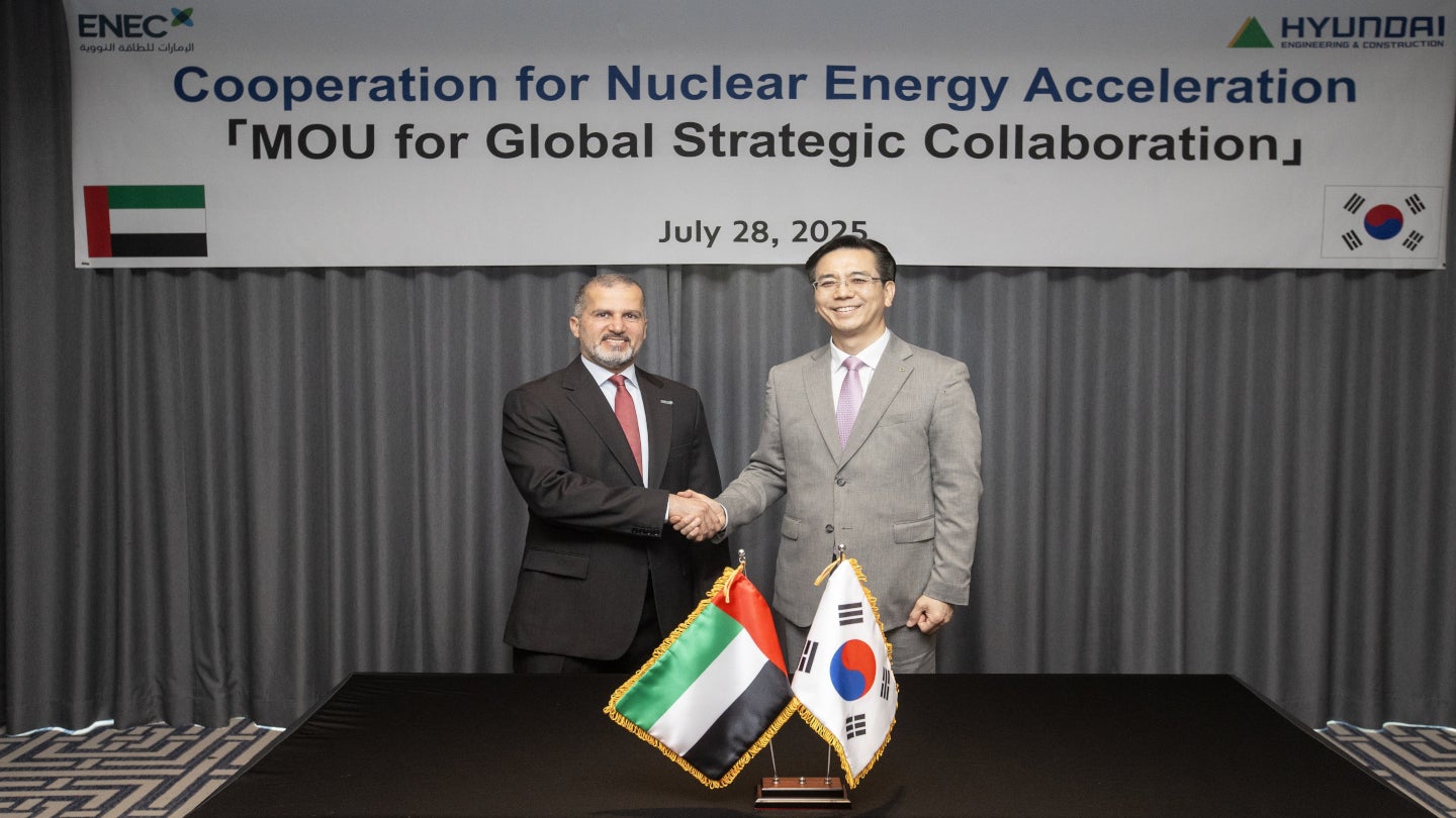 Nuclear energy collaboration expands with ENEC-Hyundai MoU